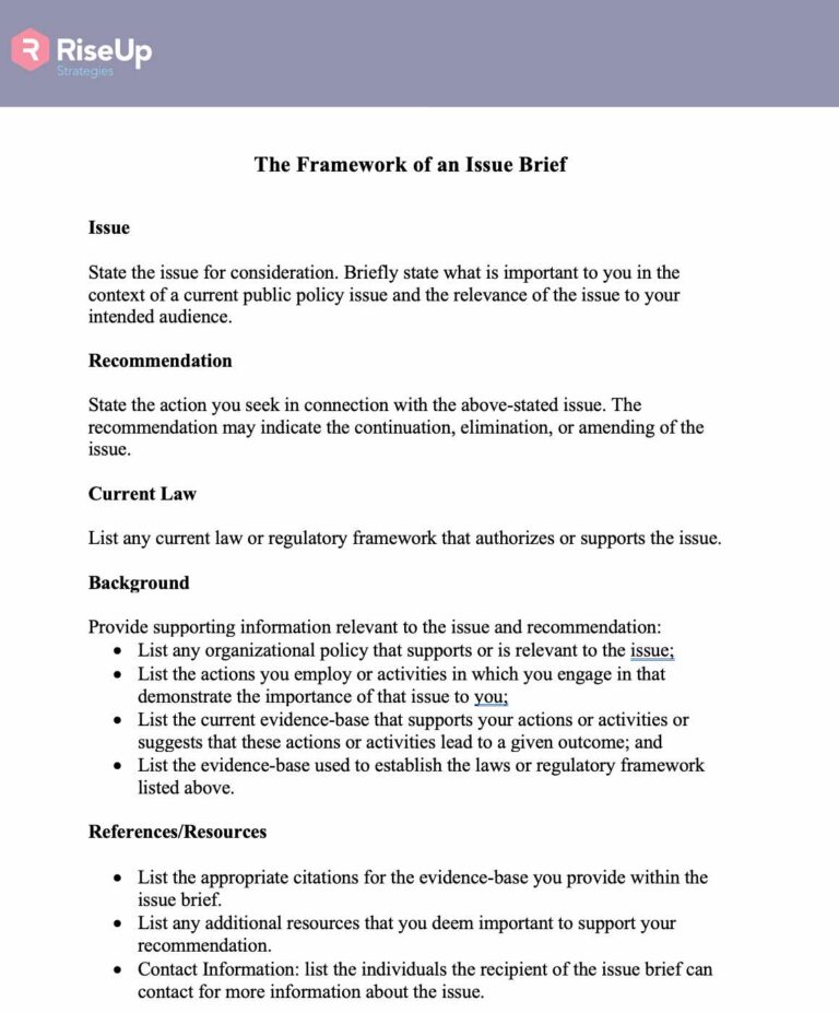 A Best Practice Approach to Issues Management | Rise Up Strategies