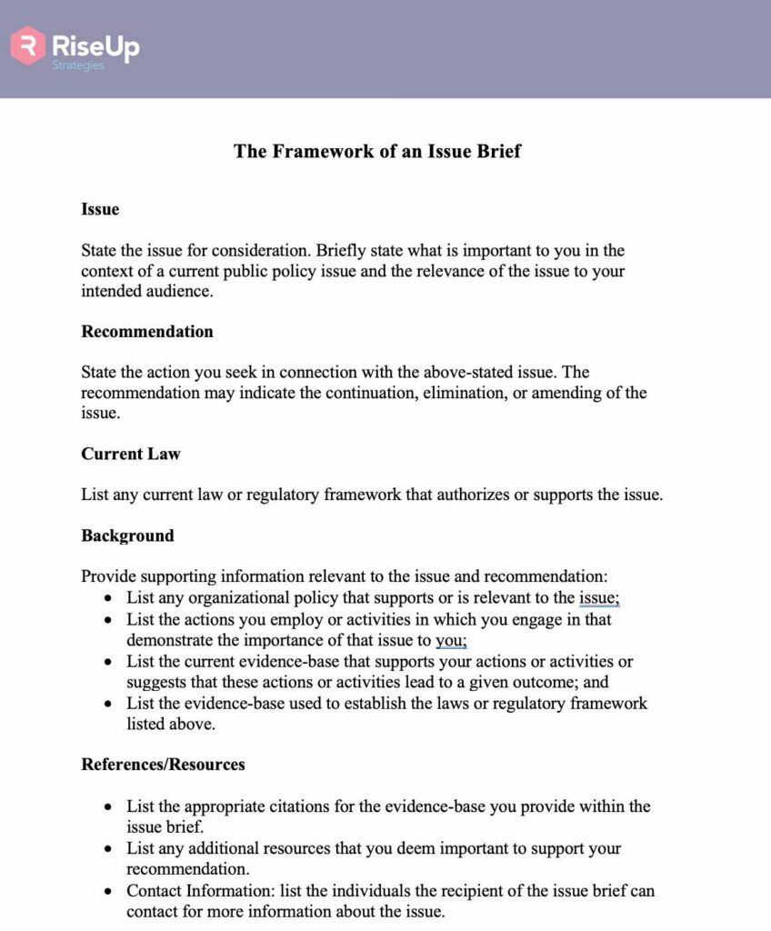 A Best Practice Approach to Issues Management | Rise Up Strategies